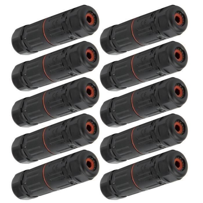 Cosmos-Connecteur électrique 10pcs Connecteur Étanche Kit d'Assortiment de Bornes Électriques ...