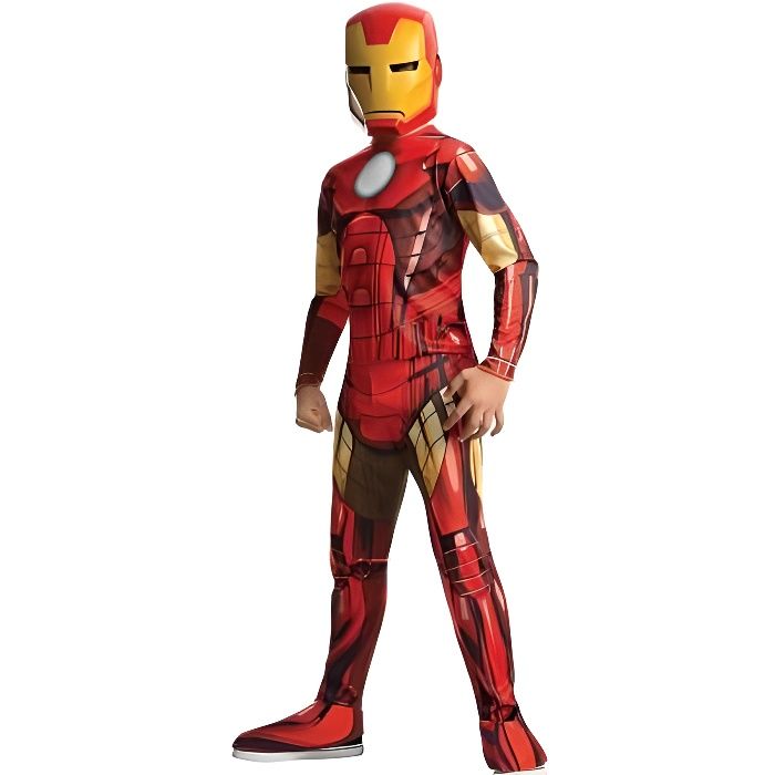 Déguisement Iron Man Classique Série Animée Avengers Rouge Enfant