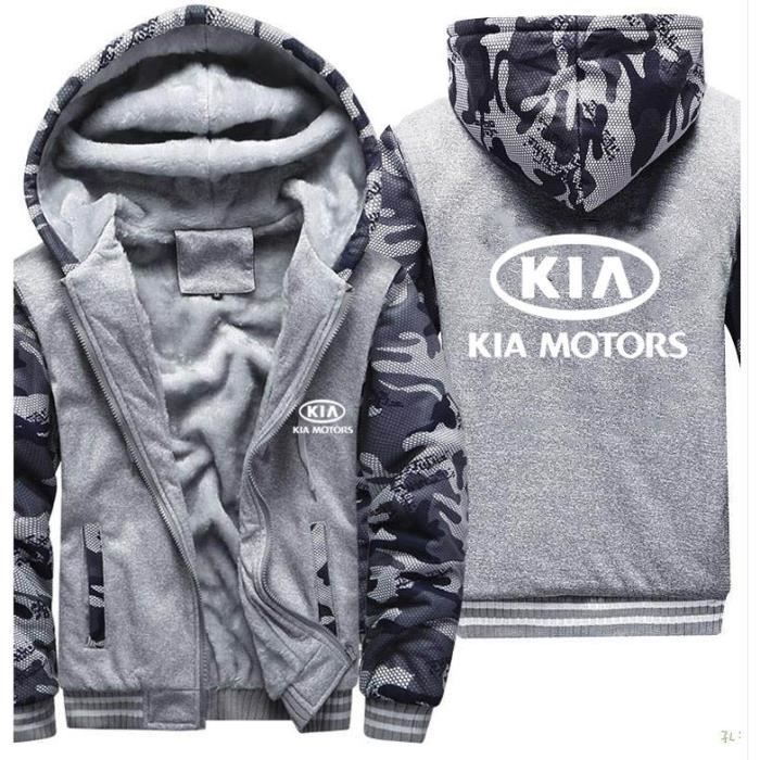 IGUC-140 Veste à capuche pour hommes, Logo de voiture imprimé, veste ...