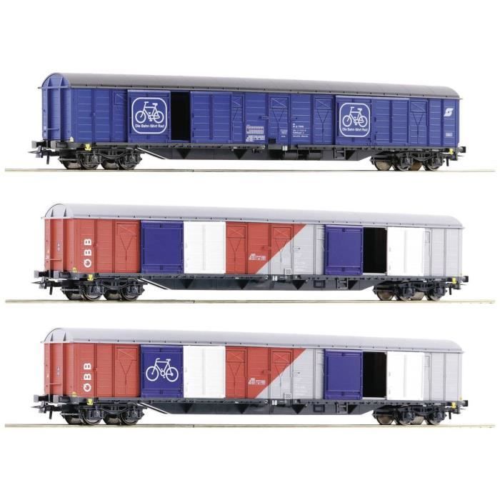 Train miniature - ROCO - SET de 3 vélos H0 transport ÖBB - Gabakqss-x ...