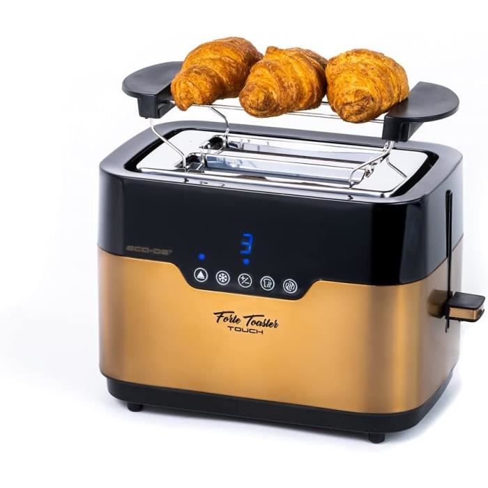 Ecode Grille Pain Forte Toaster Touch. Contrôle Tactile 2 Feintes ...