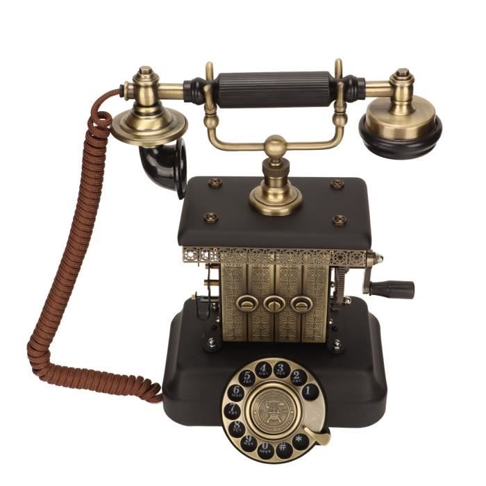 Sonew téléphone de bureau vintage Téléphone filaire antique composition ...
