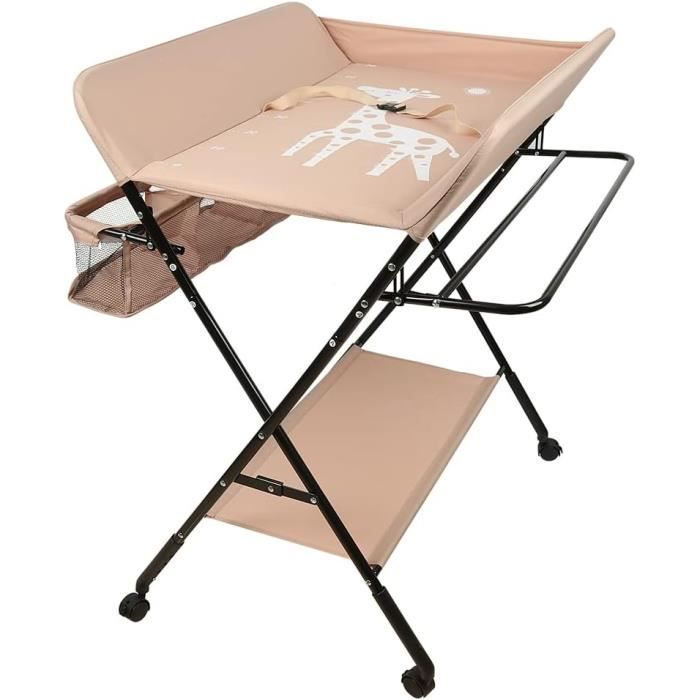 Table à Langer Pliable et Portable avec Sac de Rangement et Couche ...