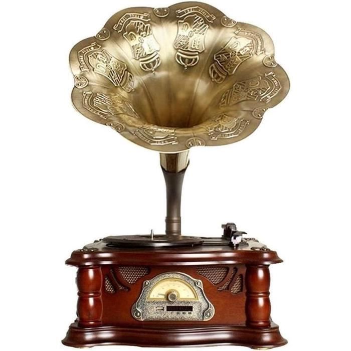 Gramophone, Tourne-Disque Phonographe Bluetooth, Version Portable ...