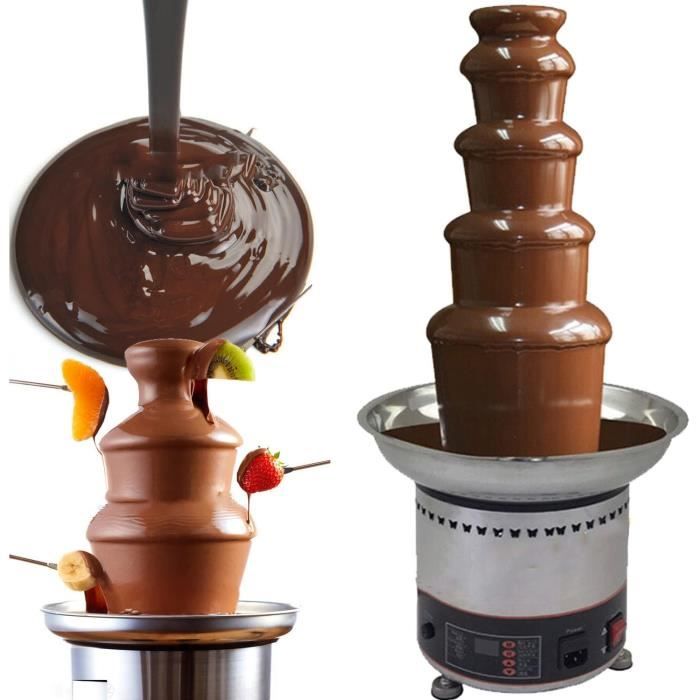 Grande Fontaine De Chocolat En Acier Inoxydable - Machine Électrique À ...