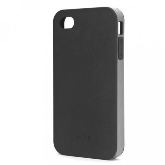 Coque iPhone 4 duo xqisit iplate noir contour - Cdiscount Téléphonie
