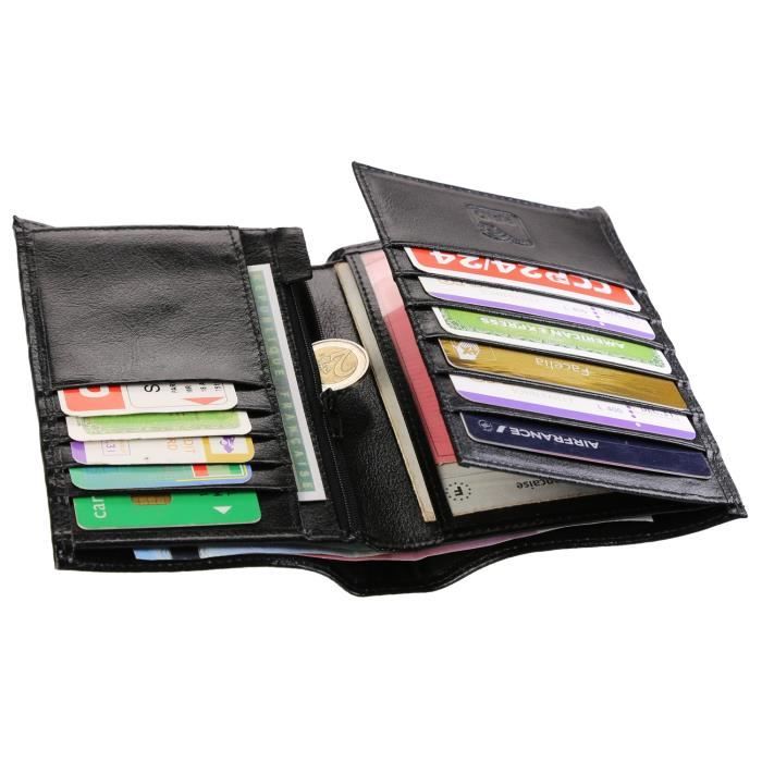 Pack cadeau portefeuille homme cuir noir TK1979 RFID - TK 1979 - TK01 ...