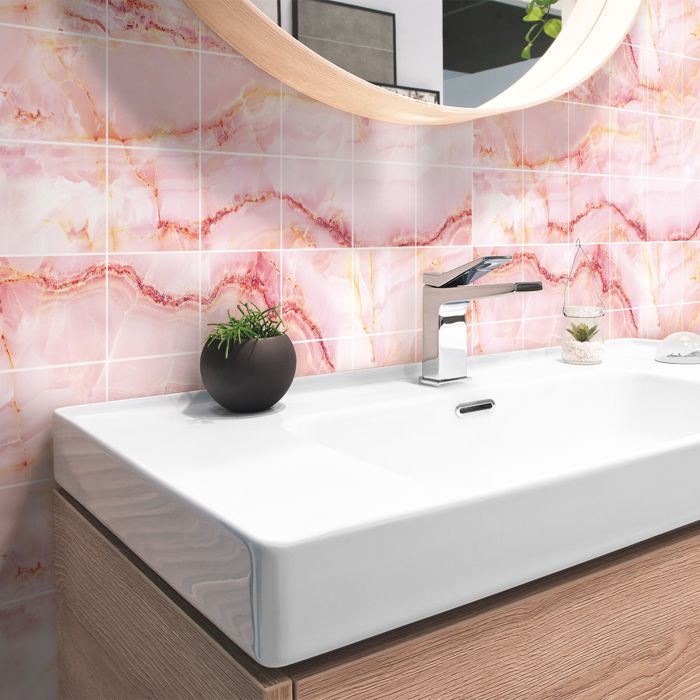 Sticker Mural Carrelage adhésif Cuisine Salle de Bain - 24 STICKERS ...