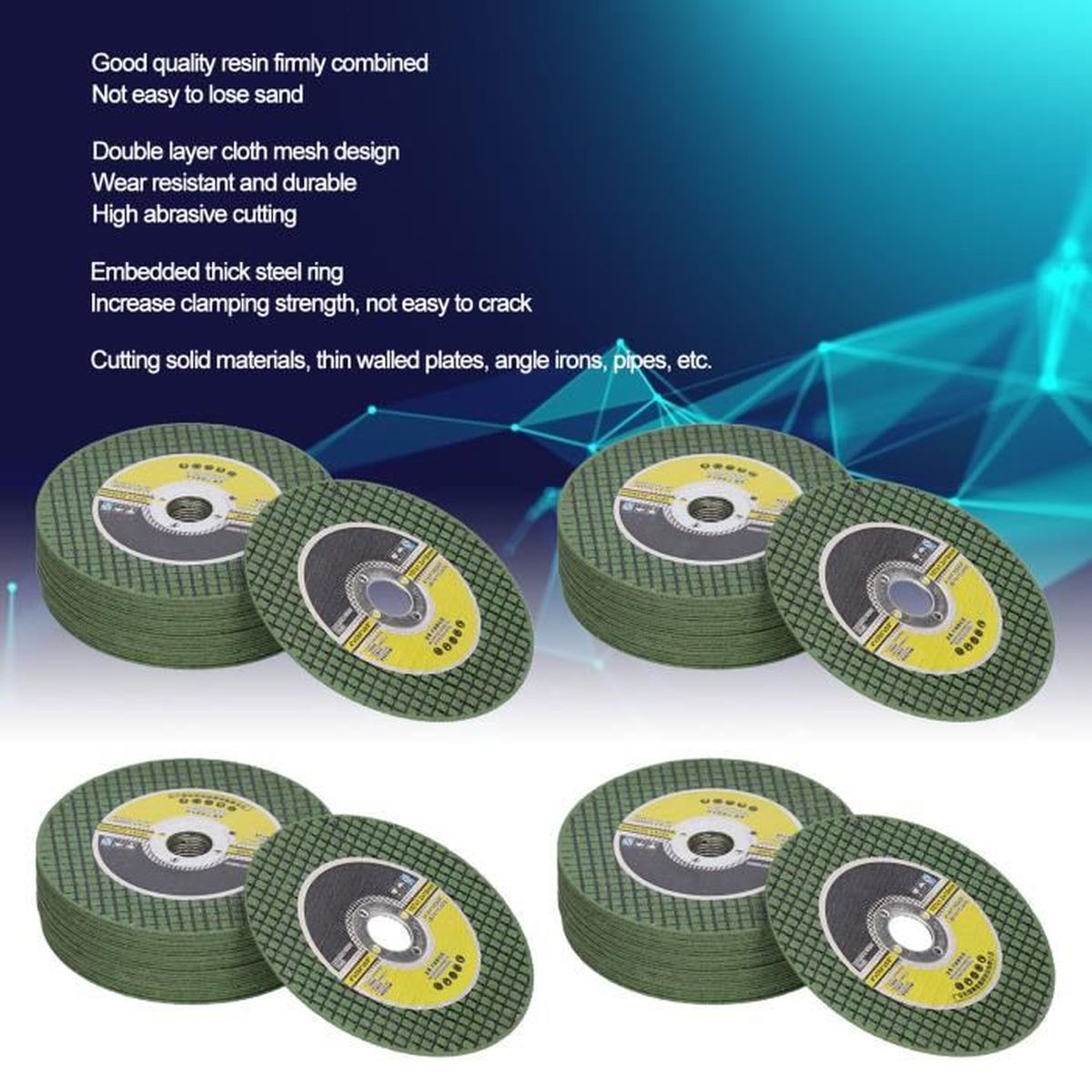 YEN Roue à tronçonner en résine Disque de meulage de roue de coupe en ...