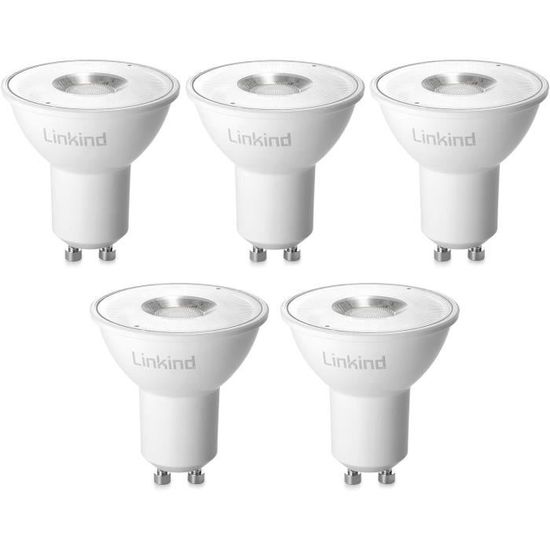 Ampoules Led Gu10 Dimmable 5.7W Équivalent À 75W Halogène, Blanc Froid ...