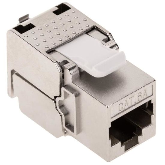CableMarkt - Pack 6 unités Keystone RJ45 Cat.6A FTP femelle vers TB110 argent - Cdiscount ...