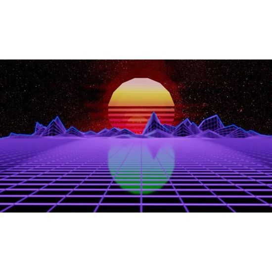 Poster Affiche SynthWave Synth Analog Retro Electro Synthese Vintage ...