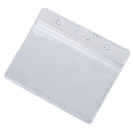FLYING-10 x Clair Vertical ID Badge Plastique Poche Porte Pochettes 100 ...