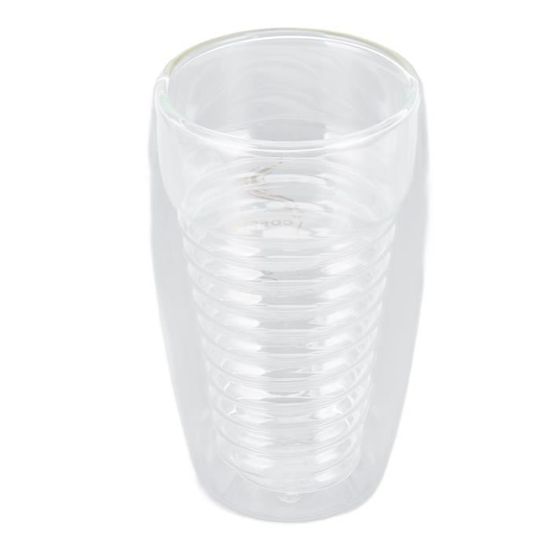 YOSOO verres à bière Tasse à café en verre à double paroi 320 ml résistance à haute température ...