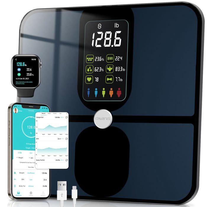 YSFMODE-Balance Pese Personne,NumériqueGrand Écran Pèse Personne ...