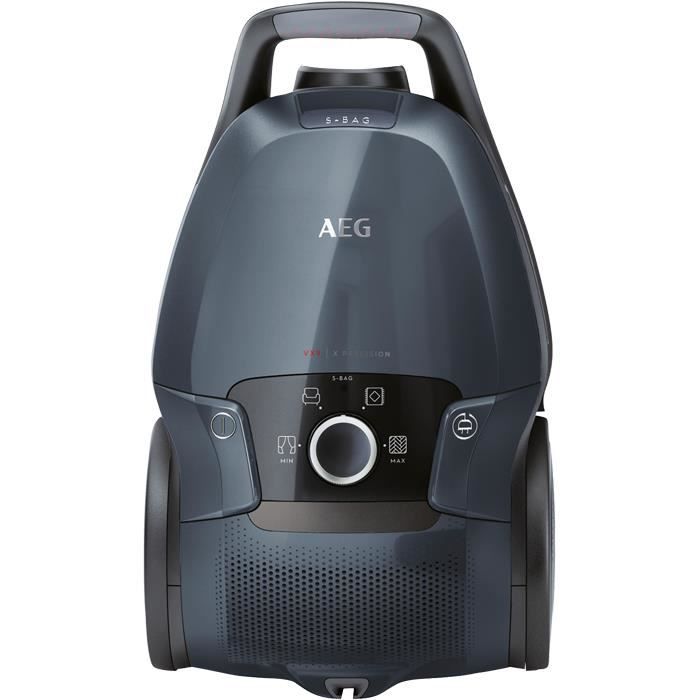 AEG VX9-4-4DB, 650 W, A+, 21,3 kWh, Aspirateur réservoir cylindrique, Sac à poussière, Noir ...