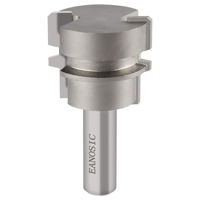 Eanosic - Fraise à défoncer réversible pour joint de colle - Tige de 1 ...