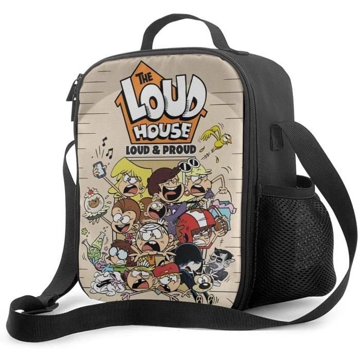 The Loud House Cartoon Lunch Box avec doublure isolée rembourrée Sac à ...