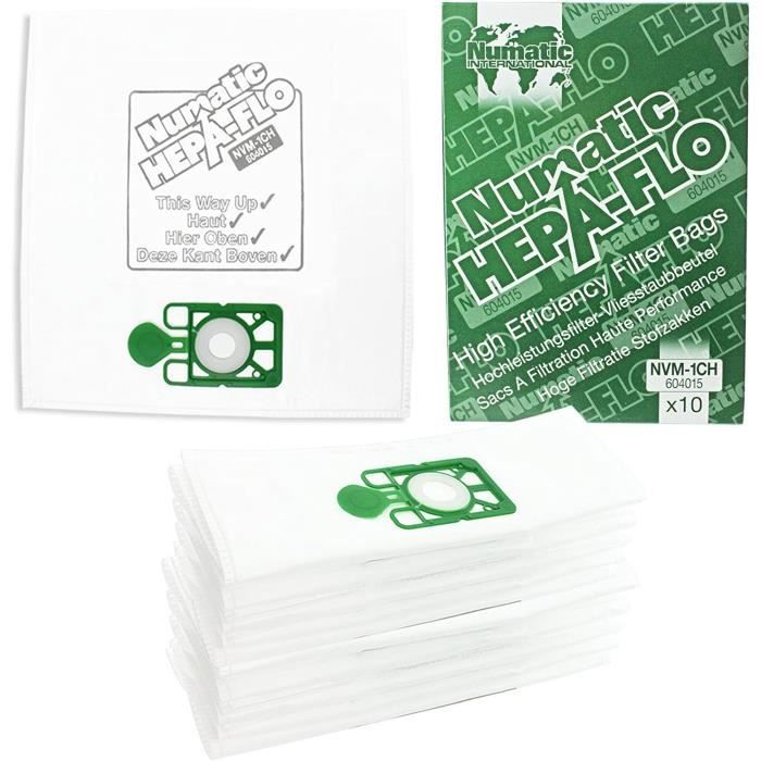 RSV130 RSV130T RSV200 aspirateur sacs Hepa-FLO Lot de A691 - Cdiscount ...