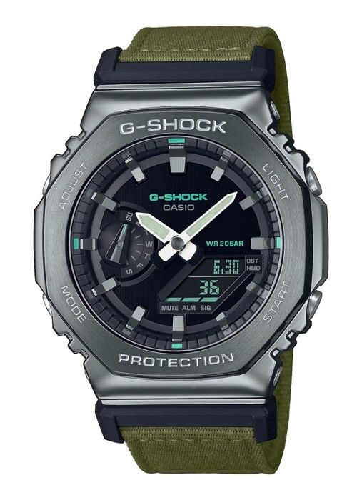 Montre - Casio - GM-2100CB-3AER - 44,4 mm - Gris - Étanchéité 20 Atm ...