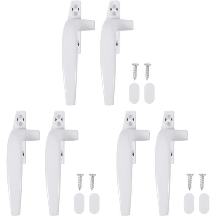 Tehaux 6pcs Pull Wagon Metal Office Sash Pulls Lock Alliage Bouton ...