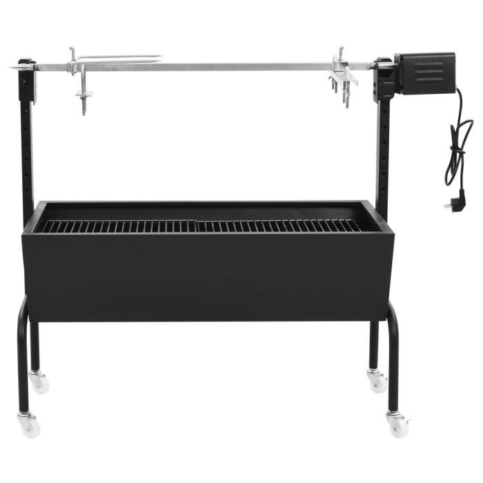 DUOKON - Rôtissoire pour barbecue électrique Acier inoxydable ...