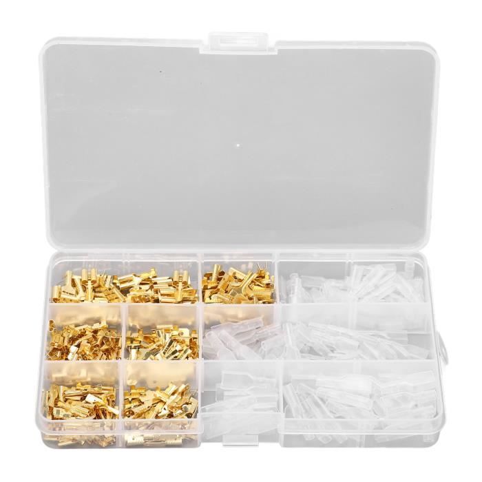 EJ.life bornes à sertir en fil métallique Kit d'assortiment de cosses de fil connecteurs bout à ...