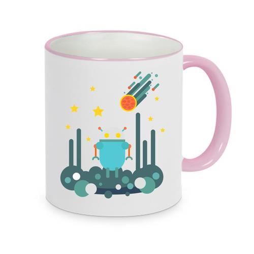 Mug - Céramique - Rose LMK ROBOT - Cdiscount Maison