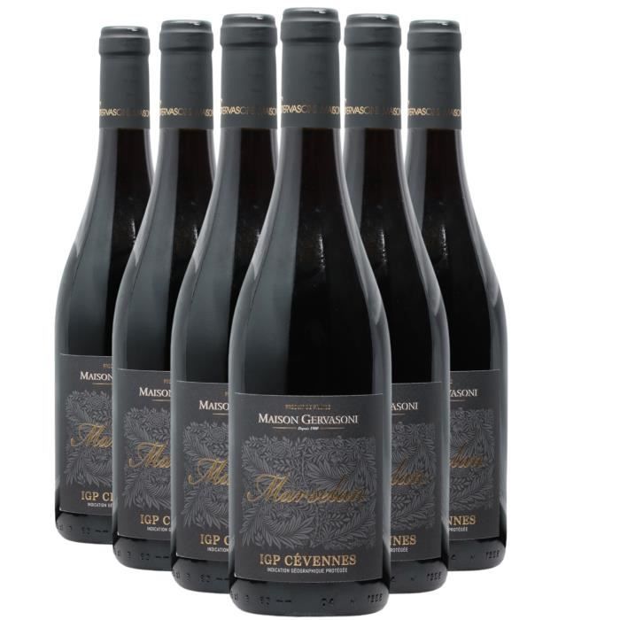 Cévennes Marselan Rouge - Lot de 6x75cl - Maison Gervasoni - Vin IGP ...
