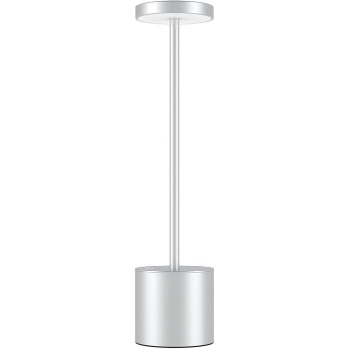 Lampe De Table Led Rechargeable,Lampe De Bureau Sans Fil En Aluminium ...