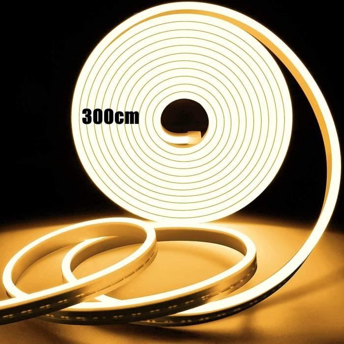 Ruban Led 3 M Néon Lumière Usb Ip65 Étanche Lumière De Bande Lampe De ...