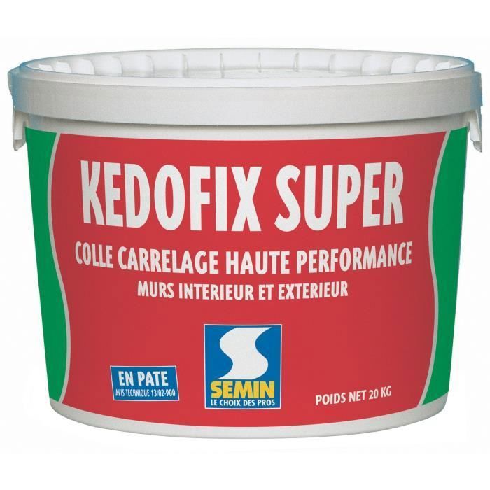 Colle pour Carrelage Haute Performance Kedofix Semin, Prêt à l'emploi ...