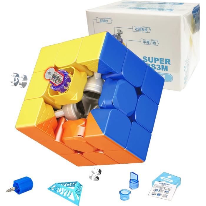 Moyu Super RS3M 2022 Magnetic 3x3 Cube Flagship Magnetic Speed Cube RS3 ...