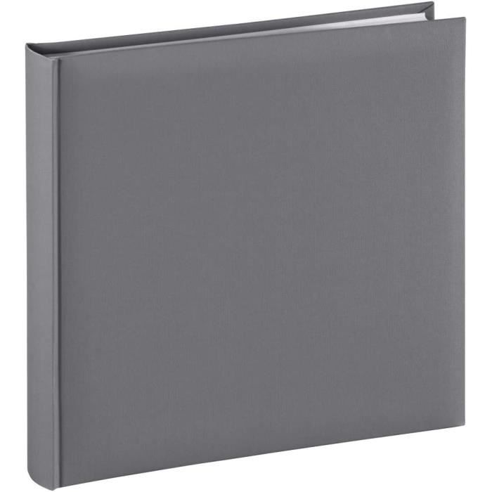 Hama Album Photo "Fine Art" (format 30 x 30 cm, 80 pages blanches, sans spirale) Gris241 ...