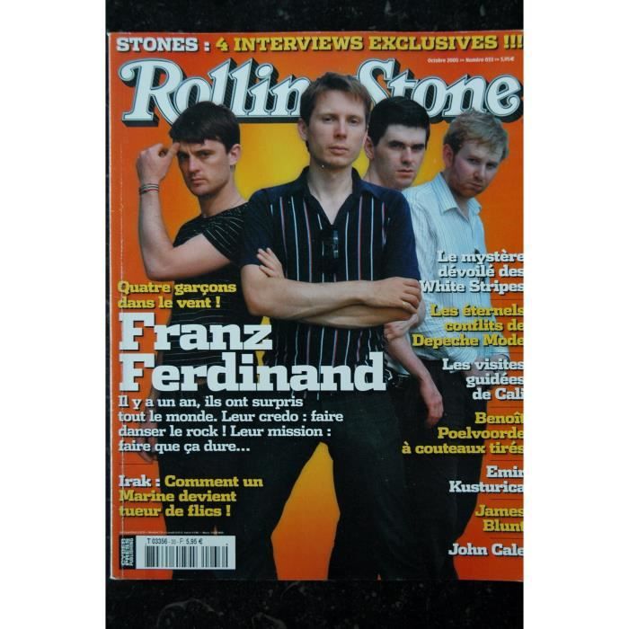 Musique - ROLLING STONE 2005 10 COVER FRANZ FERDINAND DEPECHE MODE CALI ...
