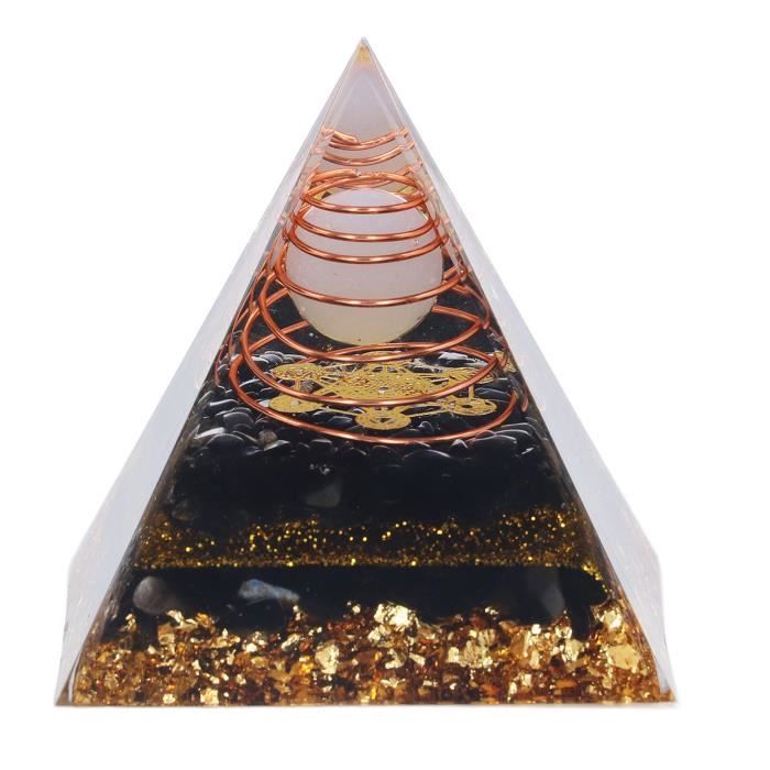 TMISHION pyramide de cristal Orgone Pyramide décorative équilibrant l ...