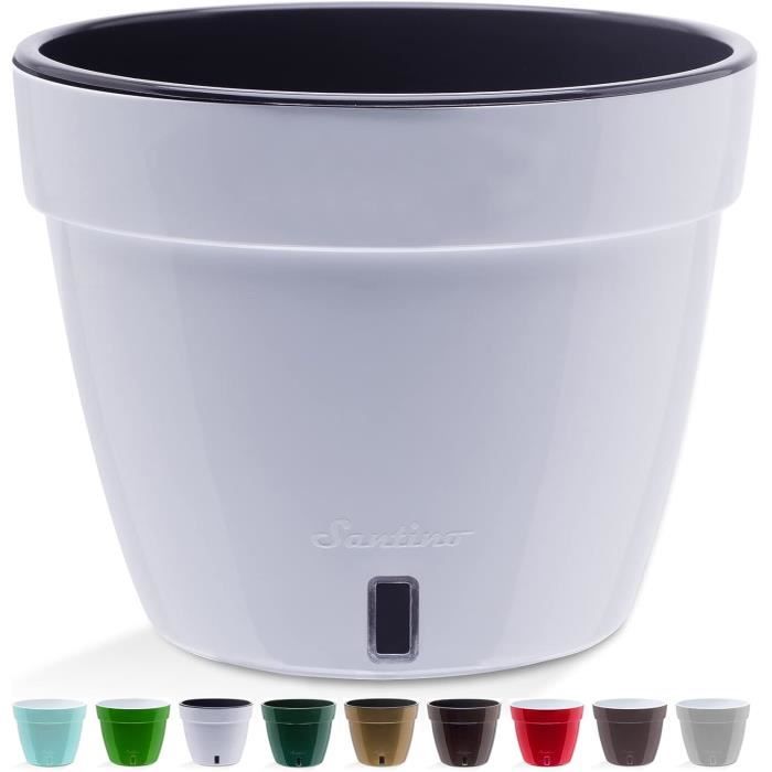 Asti Pot De Fleurs À Arrosage Automatique - 23 Cm - Auto-Arrosant ...