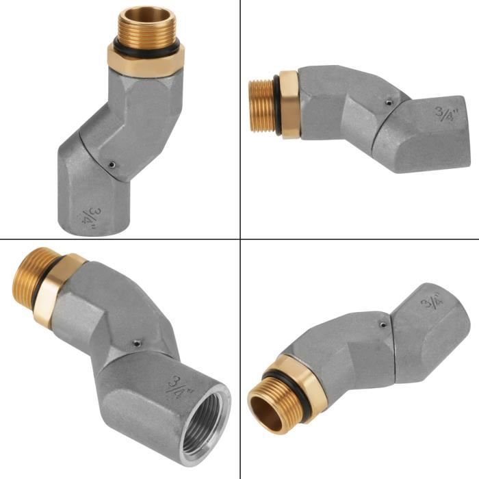 Vvikizy 360 Degrés Rotation Bspp 3 4 Tuyau De Carburant Joint Universel