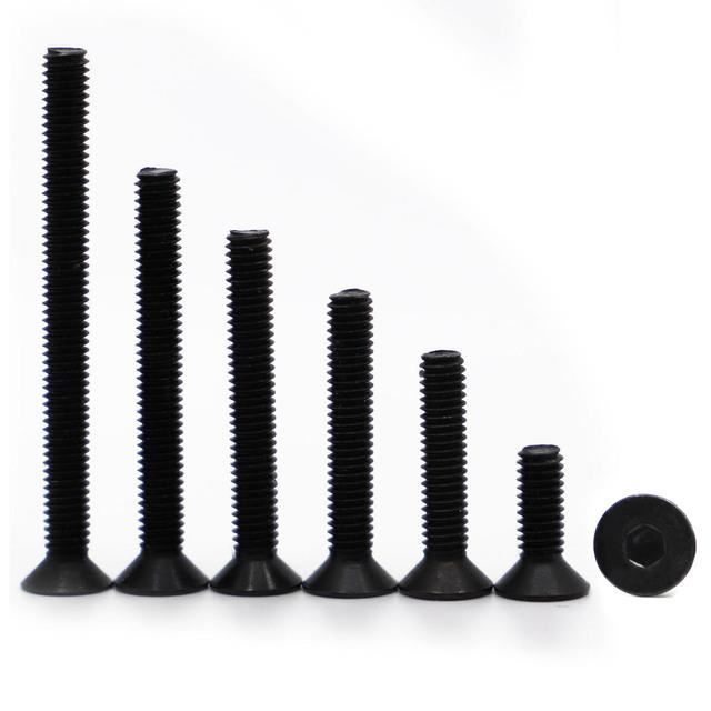 VIS,M5 10pcs-40mm--Vis hexagonale Allen DIN7991 M2 M2.5 M3 M4 M5 M6 M8 M10 M12 vis à tête ...