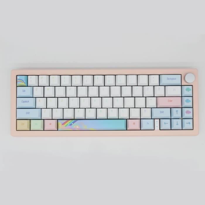 Comokifuly Pbt Dye Sublimation Keycaps Cute Keycaps Iso Layout Keycaps ...