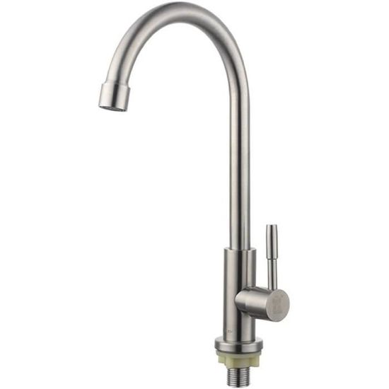 Swive SUS304 Robinet d'évier de cuisine en acier inoxydable brossé ...