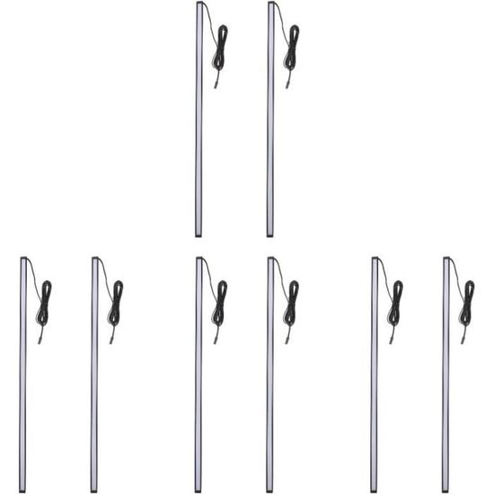 8Pcs Prise de Garde-Robe Portable Escalier Placard Chambre Lumières ...
