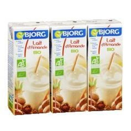 BJORG Mini lait d'Amande Bio 3x20cl (x1) - Cdiscount Au quotidien