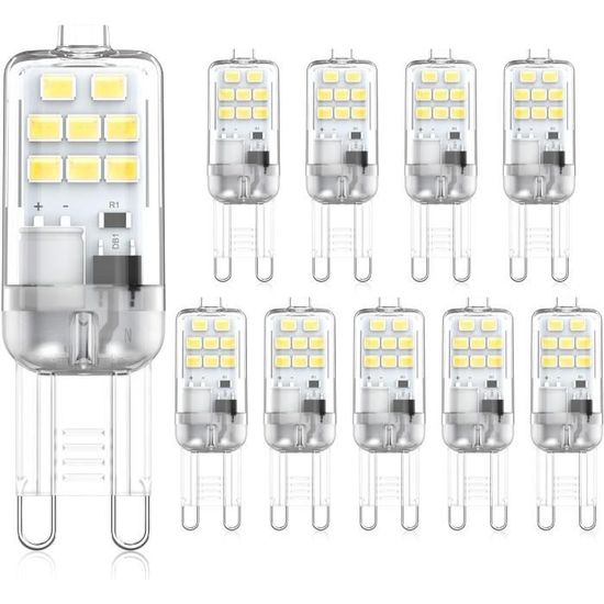 Ampoules Led G9 Remplacement Pour Ampoule Halogène G9 Ac230V Sans ...