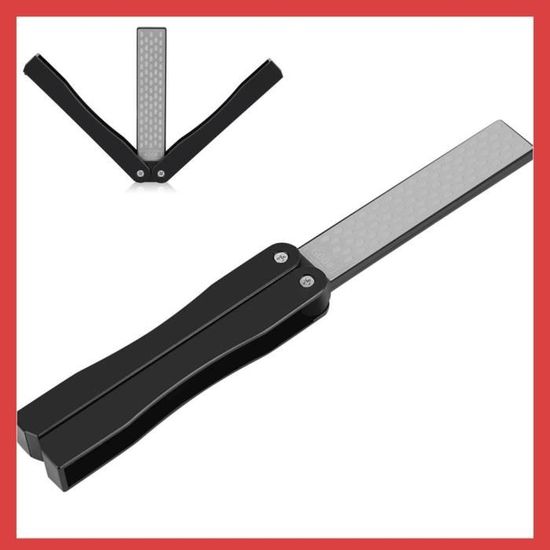 Outils d'affûtage - DILWE - Pierre à Aiguiser Pliable à Double Face 400 ...