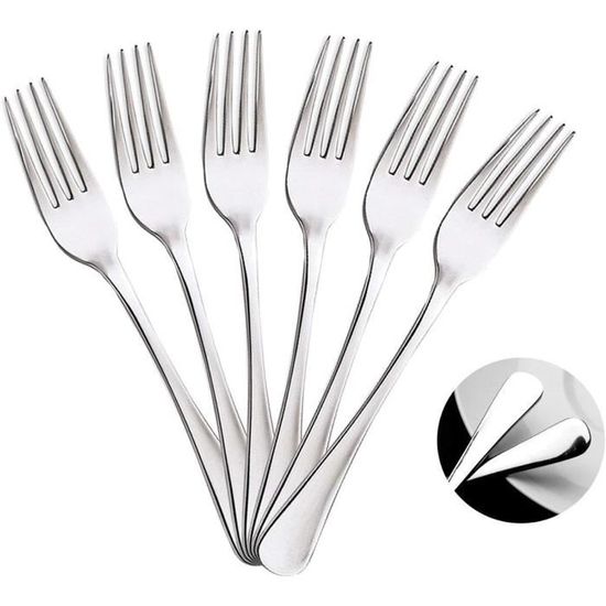 Lot De 6 Fourchette À Poisson Fourchette À Dessert, Fourchette De Table ...