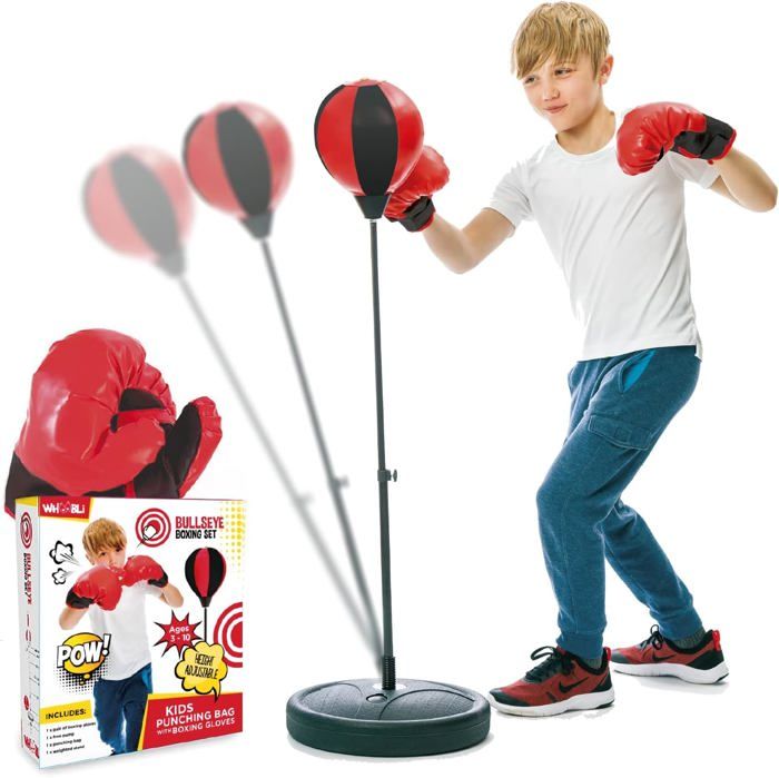Sac de frappe pour enfants avec gants de boxe | 3 à 10 ans Sac de ...