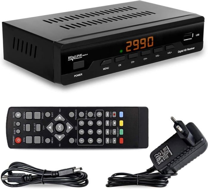 Récepteur de câble - HD-LINE - 2990 - Full HD - DVB-C/C2 - DVB-T/T2 ...