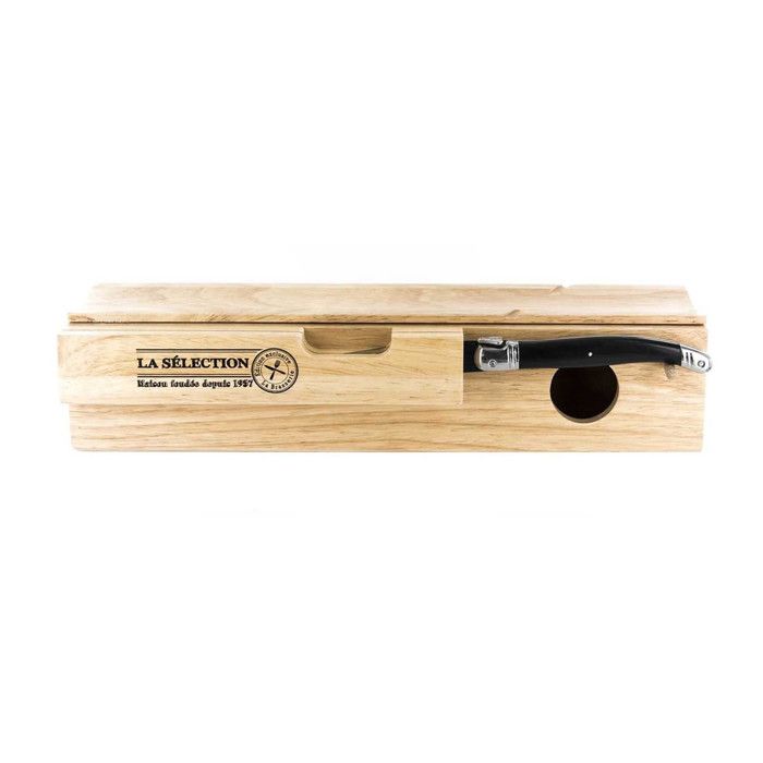 Cave à Saucisson en Bois avec Couteau - CHARLY - Cdiscount Maison