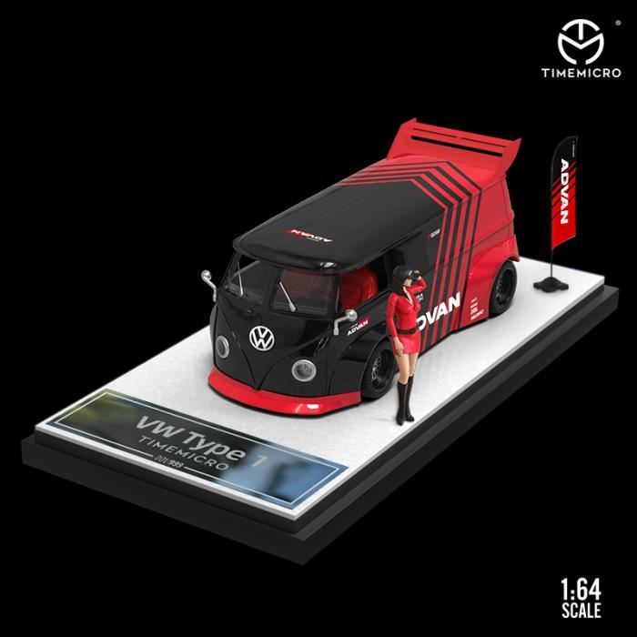 Figurine couleur ADVAN ver 1:64 T1 Van Sup Golfe Maritin Pinkpig Advan ...